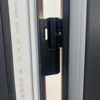 China PVC French Casement Door with Double Tempered Glass 5 Year Warranty Custom Size for sale