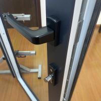China PVC French Casement Door with Double Tempered Glass 5 Year Warranty Custom Size for sale