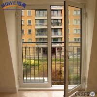 China Commercial Fire Rated Glass Doors Frameless Design 5mm Tempered Glass Thermal Break Aluminum Profile for sale