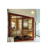 China Thermal Break Aluminum Sliding Door Double Glazed Windows 5mm+12A+5mm Heat Insulation for sale