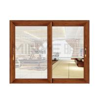China Thermal Break Aluminum Sliding Door Double Glazed Windows 5mm+12A+5mm Heat Insulation for sale