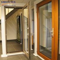 China Aluminum Alloy Casement Door Double Glazed 5mm 12A 5mm Safety Tilt Turn for Home Villa for sale