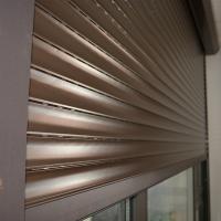 China Residential Automatic Aluminum Roll Up Garage Doors with Remote Control Operation for sale