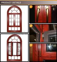 China European Design Arch Glass Aluminum Round Window for Chinese Style Living 1200mm for sale