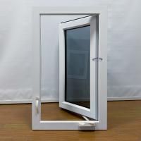 China UPVC Casement Window Double Pane 5mm+12A+5mm for American Residential Market for sale