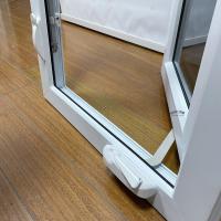 China UPVC Casement Window Double Pane 5mm+12A+5mm for American Residential Market for sale