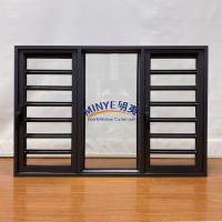 China Aluminum Alloy Glass Louver Shutter for European Exterior Home 6063-T5 5mm Double Glazing for sale