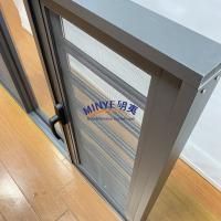 China Aluminum Alloy Glass Louver Shutter for European Exterior Home 6063-T5 5mm Double Glazing for sale