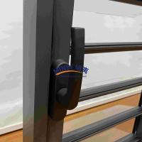 China Aluminum Alloy Glass Louver Shutter for European Exterior Home 6063-T5 5mm Double Glazing for sale