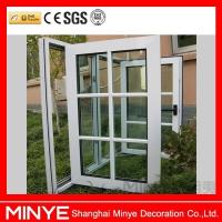 China Germany Technoform Insulation Strip Grid Design Aluminum Casement Windows for Commercial for sale