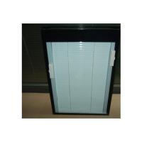 China Visual Field Adjustment Aluminum Casement Window with Inner Shutter and Double Glass for sale