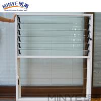 China Aluminum Louver Shutters Windows Customized Colors Ventilation Aesthetics 6063-T5 for sale