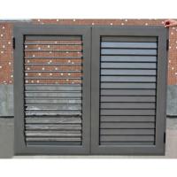 China Aluminum Plantation Shutter For Windows with 50.8mm Louver Size and Customized Shape for sale