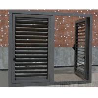 China Aluminum Plantation Shutter For Windows with 50.8mm Louver Size and Customized Shape for sale
