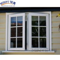 China Thermal Break Aluminum Casement Window with Iron Grill Design 6063-T5 5mm Glass for sale