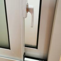 China PVC Plastic Steel Frame Hurricane Impact Sliding Windows 5mm+12A+5mm Double Glazed for Bedroom for sale