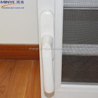 China Customized Aluminum Glass Blinds with Fly Screen 6063-T5 Aluminum Profile 5mm Double Tempered Glass for sale