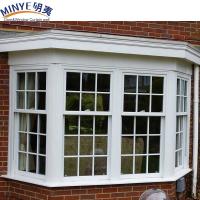China UPVC Manual Vertical Sliding Window Tempered Glass 5mm 12A Fiberglass Screen Netting for sale