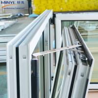 China Double Tempered Double Glazed Louver Aluminum Casement Window with Finished Surface for sale
