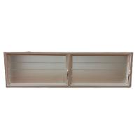 China Double Coated Glass Blades Aluminum Glass Shutter Window 5mm+12A+5mm Easy Handling for sale