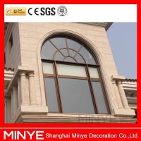 China Church Aluminum Window with Double Tempered Glass 5mm Swing Design High Window Grill for sale