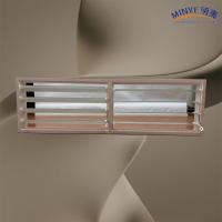 China Double Coated Glass Blades Aluminum Glass Shutter Window 5mm+12A+5mm Easy Handling for sale