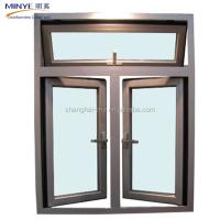 China High Aluminum Floor to Ceiling Window 3.0mm Profile with Nylon Screen for sale