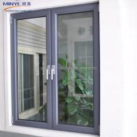 China High Aluminum Floor to Ceiling Window 3.0mm Profile with Nylon Screen for sale