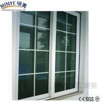 China Waterproof UPVC Kitchen Glass Sliding Door with Finished PVC Interior Door 5mm+12A+5mm for sale