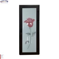 China Modern Vertical Hinged UPVC Door Swing for Villa 6063-T5 Aluminum Frame Double Glazing 5mm+12A+5mm for sale