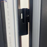 China Modern Vertical Hinged UPVC Door Swing for Villa 6063-T5 Aluminum Frame Double Glazing 5mm+12A+5mm for sale