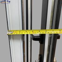 China Modern Vertical Hinged UPVC Door Swing for Villa 6063-T5 Aluminum Frame Double Glazing 5mm+12A+5mm for sale