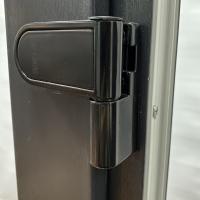 China Modern Vertical Hinged UPVC Door Swing for Villa 6063-T5 Aluminum Frame Double Glazing 5mm+12A+5mm for sale