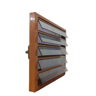 China Aluminum Louver Window 6063-T5 High Strength Corrosion Resistant for Ventilation for sale