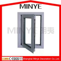 China Top-Notch Chinese or German Hardware Apartment Aluminum Frame Side Hinge Windows for sale