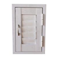 China Anti-Mosquito Fiberglass Screen PVC Casement Shutter Window with Chinese Top Hardware 5mm+12A+5mm for sale