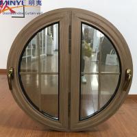 China Semi Circular Aluminum Window European Design Horizontal Opening 6063-T5 Thermal Break for sale
