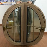 China Semi Circular Aluminum Window European Design Horizontal Opening 6063-T5 Thermal Break for sale