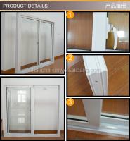 China UPVC Vinyl Glass Sliding Hurricane Impact Windows Doors with Magnetic Screen 5mm+12A+5mm for sale
