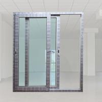 China UPVC Vinyl Glass Sliding Hurricane Impact Windows Doors with Magnetic Screen 5mm+12A+5mm for sale