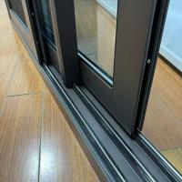 China Energy Saving Waterproof Aluminum Sliding Window with Security Stays and Grille Design for sale