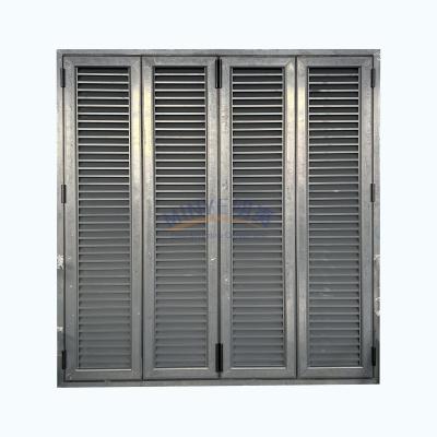 China Chinese Top Hardware High Strength Aluminum Folding Shutter Window for Modern Villa for sale