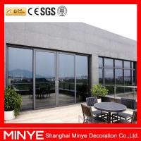 China Commercial Aluminum Stacker Glass Door Low Track Design 5mm to 12mm Glass for sale
