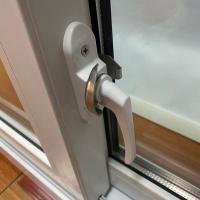 China PVC Sliding Window Black Outside White Inside Windproof 4500 Pa for sale