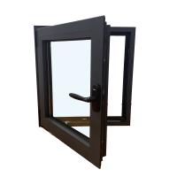 China 1.4mm Thermal Break Aluminum Bathroom Windows for Glass Toilet with 5mm Tempered Glass for sale