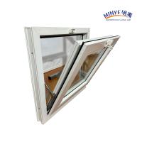 China Double Tempered Glass UPVC Tilt Window Modern Style Plastic Frame 5mm+12A+5mm Australia for sale