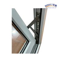 China Double Tempered Glass UPVC Tilt Window Modern Style Plastic Frame 5mm+12A+5mm Australia for sale