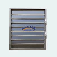 China Customized Glass Shutter Window 6063-T5 Aluminum Corrosion Resistant Modern Design for sale