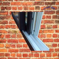 China UPVC Sliding Window with Low E Glass 5mm+12A+5mm German Hardware Roto Siegenia for sale