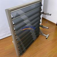 China Customized Glass Shutter Window 6063-T5 Aluminum Corrosion Resistant Modern Design for sale